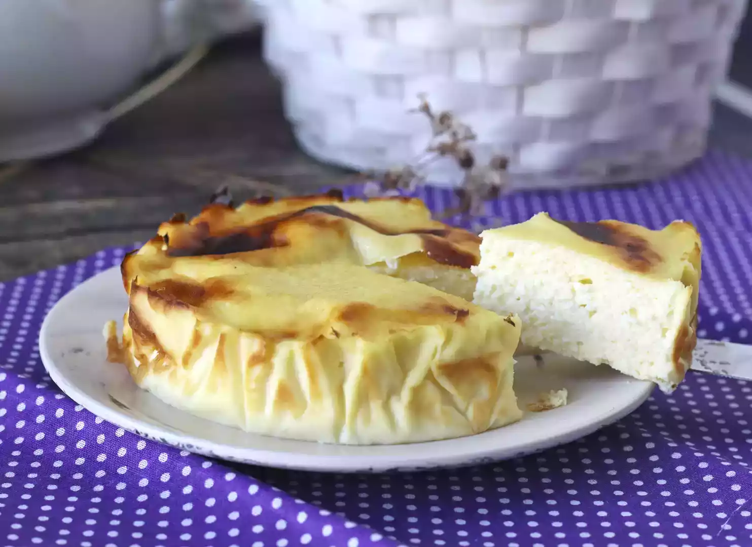 Recept på hälsosam cheesecake i luftfritös