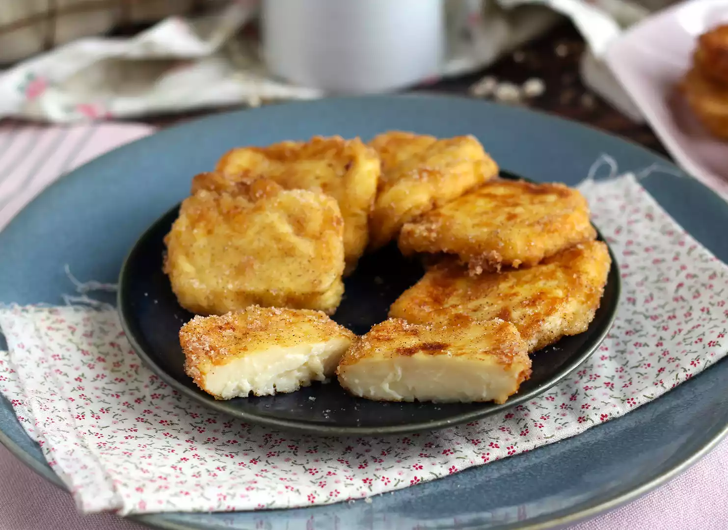 Recept på leche frita, en spansk dessert