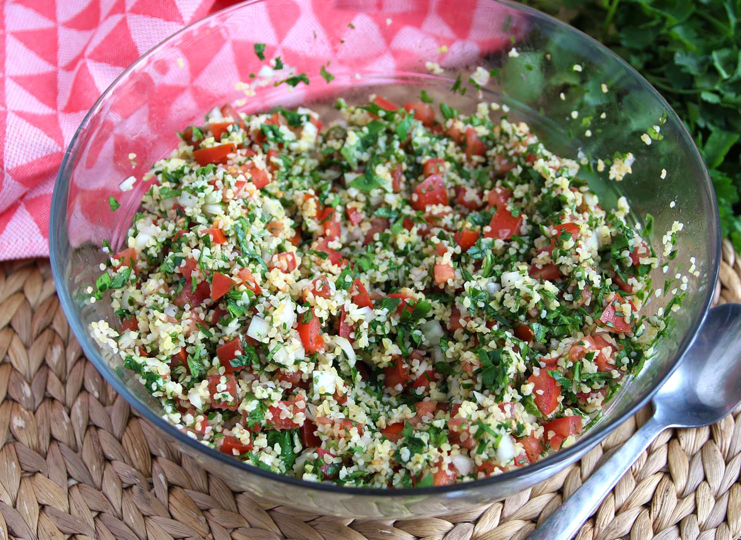 Libanesisk tabbouleh-recept, hyperparfumerad och fräsch