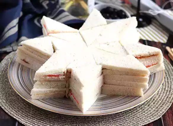 Recept på origami överraskningsbröd med stjärna